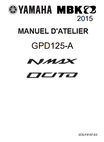 Manuel d'atelier Yamaha 125 Nmax MBX 125 Ocito 2015 – Docautomoto